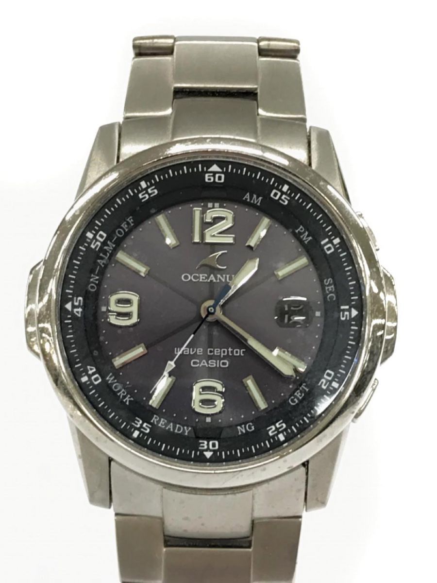 CASIO カシオ OCW-100TDJ OCEANUS 腕 時計 シルバー×黒 eaa9 メンズ eab5 メンズ(OCEANUS)｜売買されたオークション情報、yahooの商品情報を ...