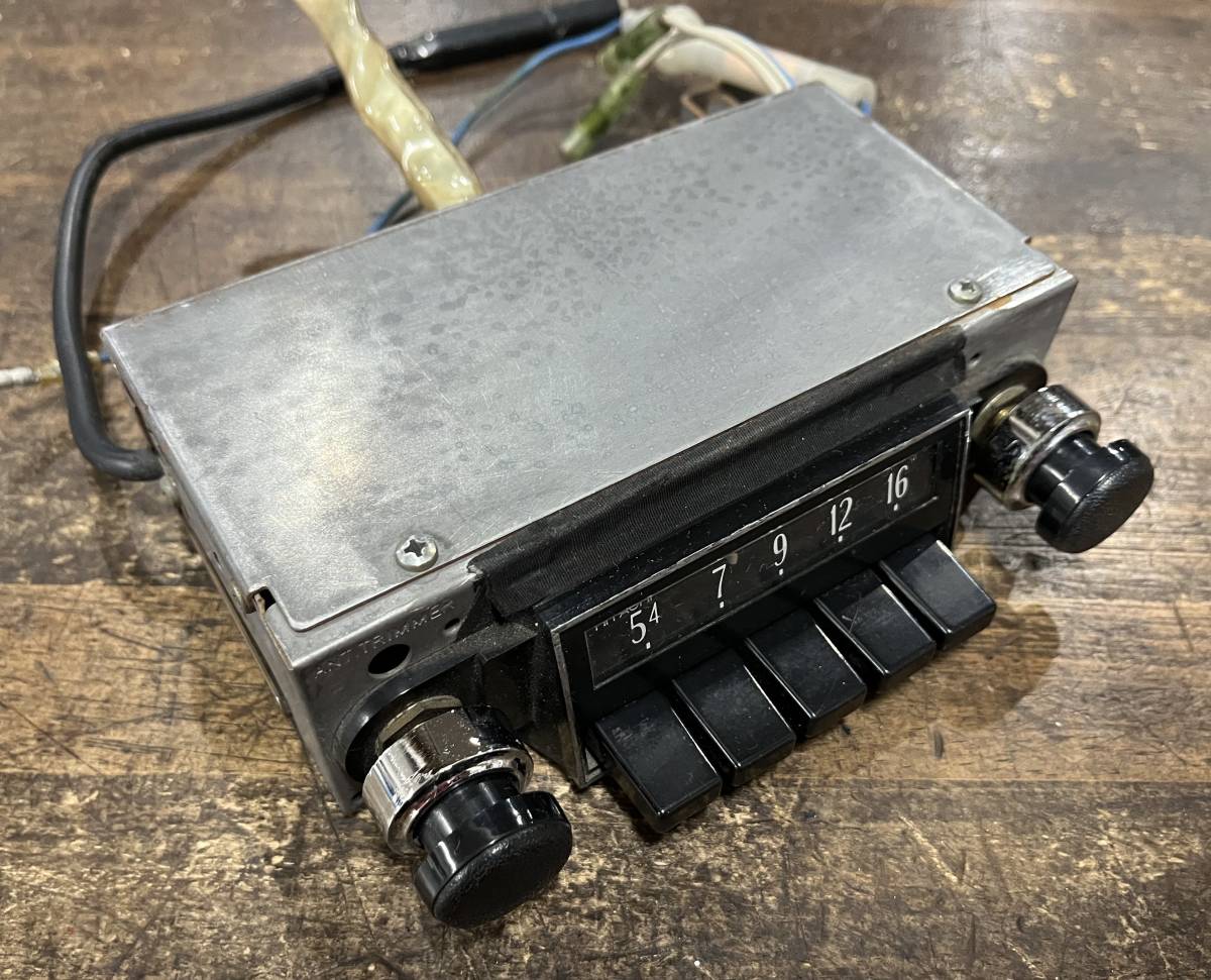 当時物 HITACHI CAR RADIO カー ラジオ 12V MODEL TM-431B 旧車 レトロ 日立 動作未確認(チューナー ...