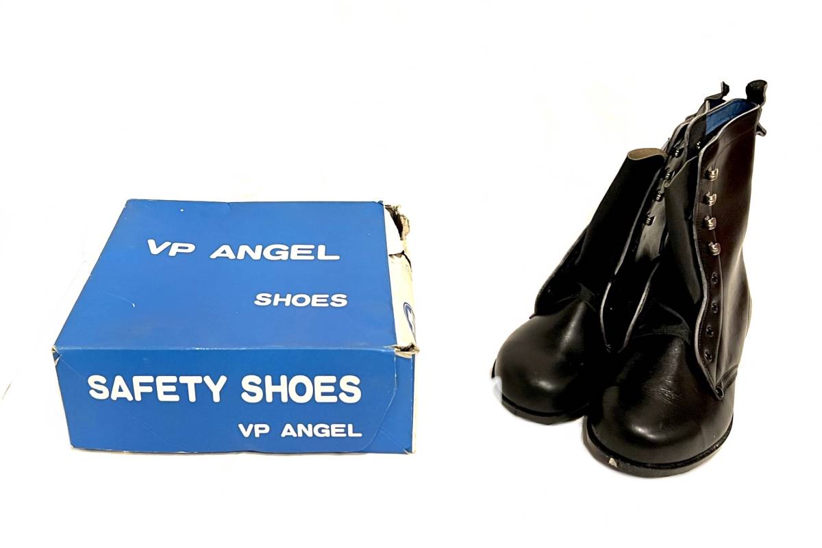 531219103 VP ANGEL SAFETY SHOES 作業長網靴 安全靴 26.5cm ブラック 工場 エンゼル(26.5cm ...