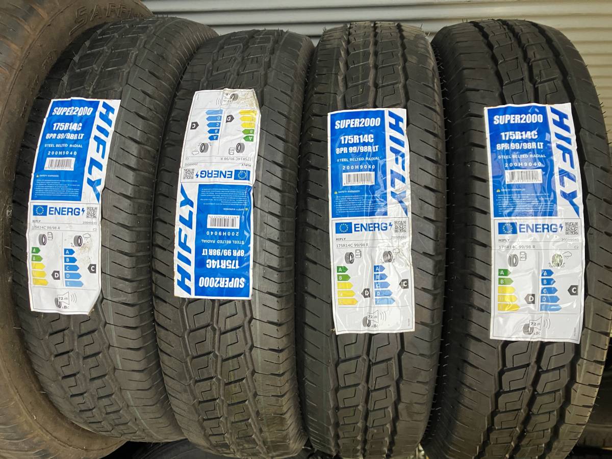 送込27500円 2022年製 ハイフライ スーパー2000 175R14 8PR貨物 屋内保管中(新品)｜売買されたオークション情報 ...