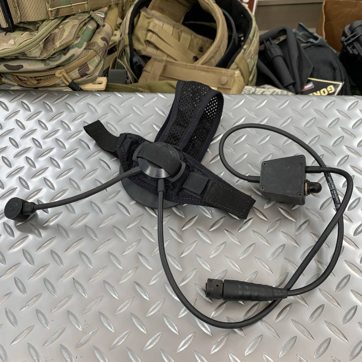 米軍実物 THALES REVISION/TASC1 Maritime Headset ヘッドセット ops-core sordin ...