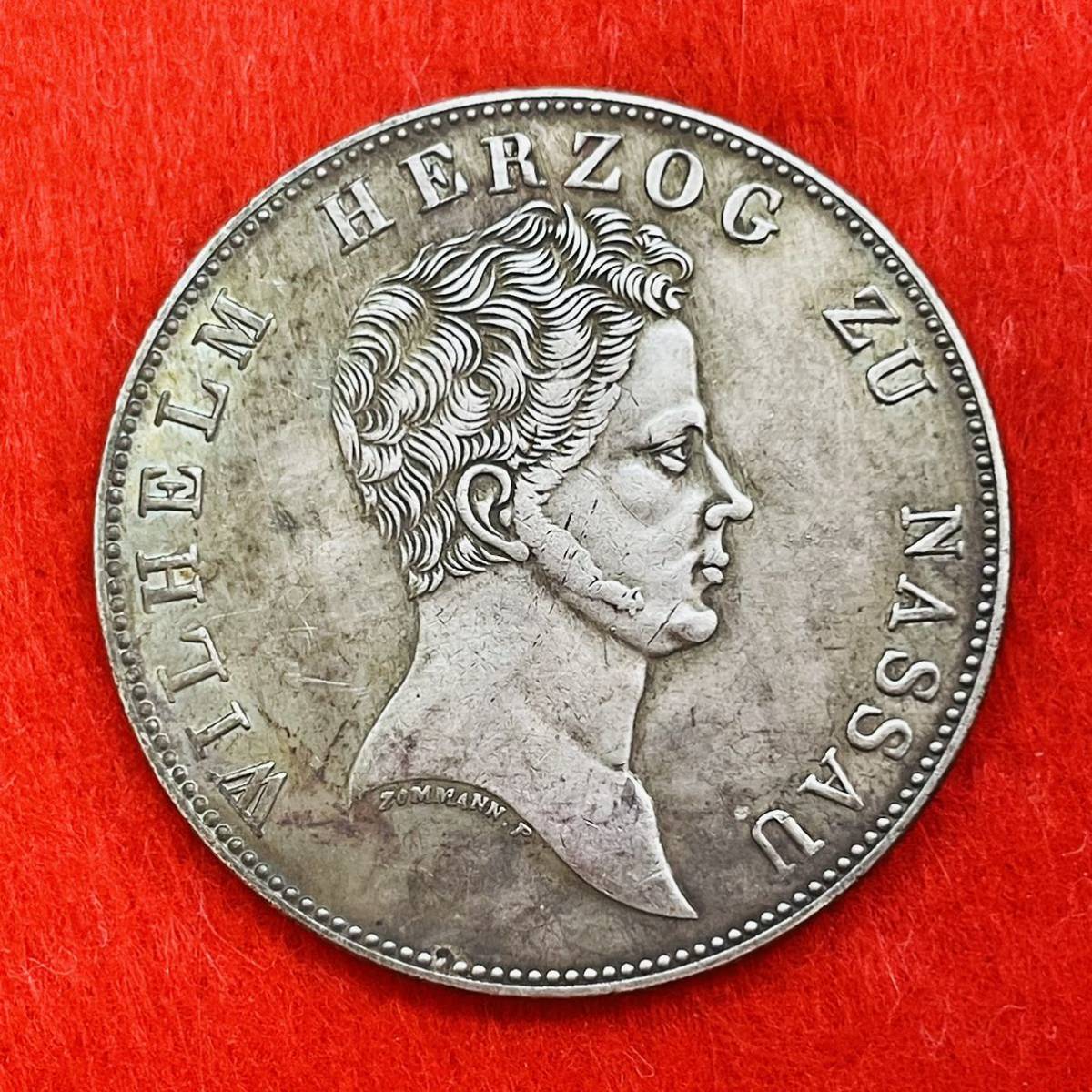 ドイツ 硬貨 ウィリアム 1836年 ドイツ領 ナッソー公爵 ナッソウ公国紋章 クラウン 獅子 コイン 古銭 重さ22.46g(ヨーロッパ)｜売買されたオークション情報、yahooの商品情報を ...