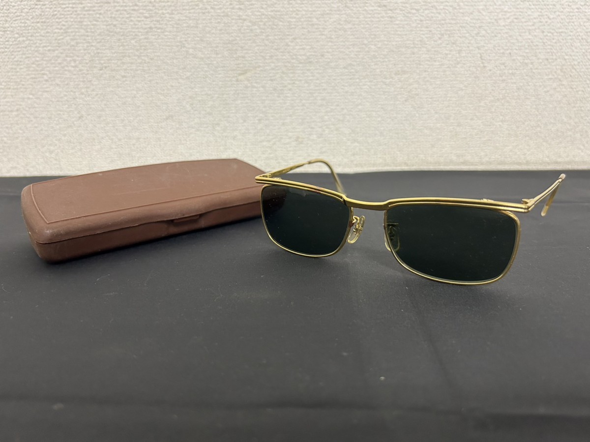A3 Ray-Ban サングラス Signet Ⅱ 2 シグネット B＆L ボシュロム サングラス ゴールドカラー ヴィンテージ 現状品(その ...