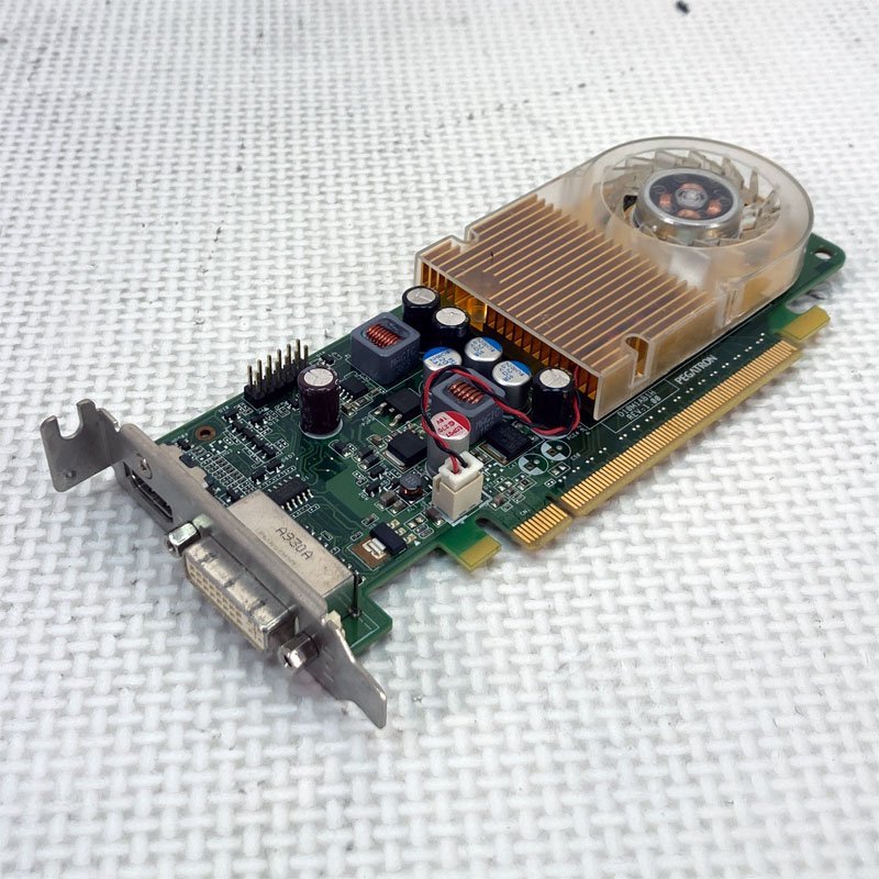 グラフィックカード ロープロ WinXP Win11 LINUX Pegatron NVIDIA GeForce G210 DDR2 512MB 64bit DVI/HDMI #2202-K ...