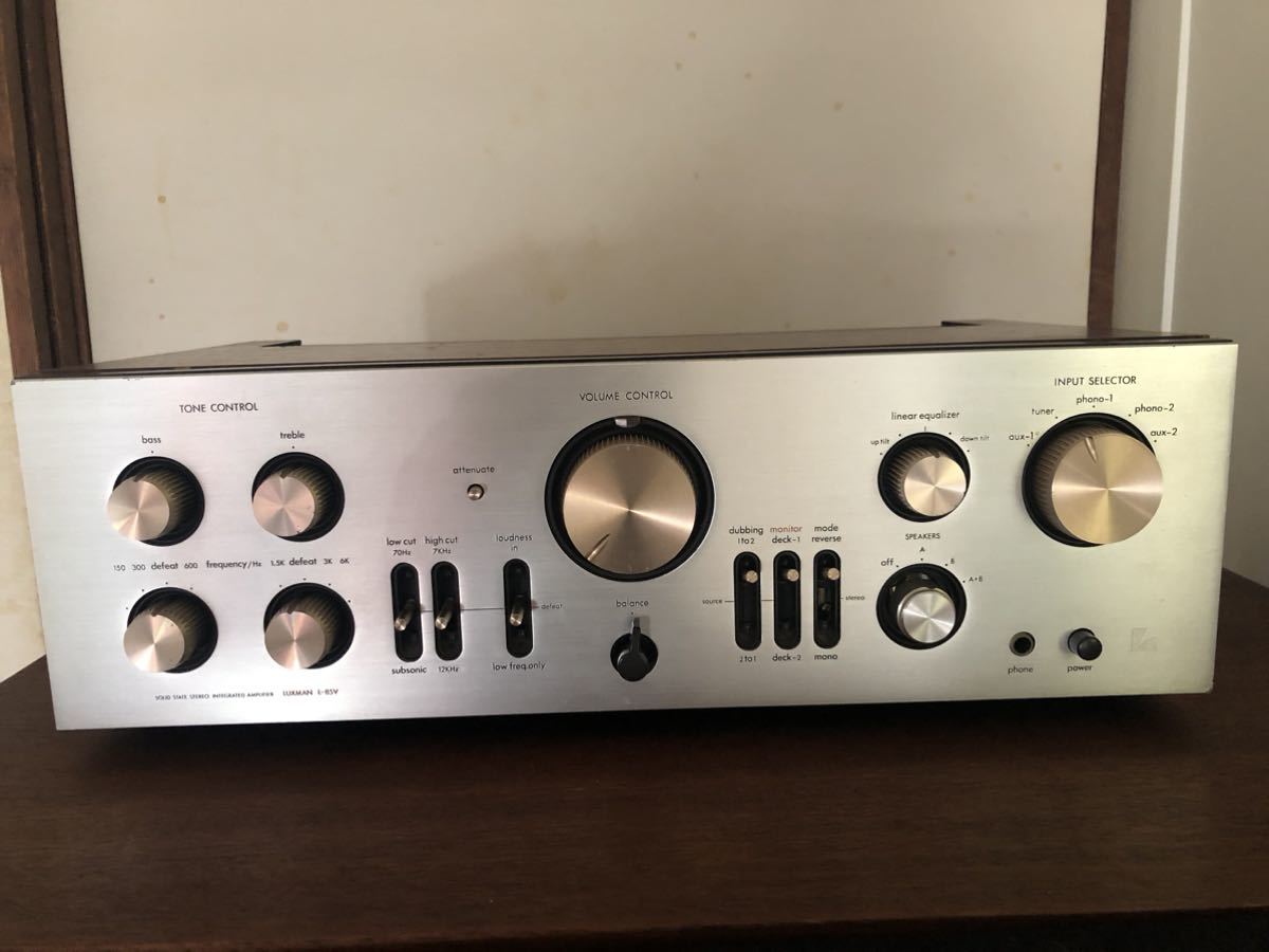 LUXMAN ラックスマン L-85V プリメインアンプ(LUXMAN)｜売買されたオークション情報、yahooの商品情報をアーカイブ公開 - オークファン（aucfan.com）