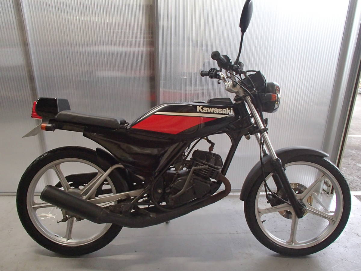売切 男のカワサキ AR80 ブラック 車 類似旧車 KH/マッハ/ZⅡ/Z2/RG80/KH90/RZ125/CB90/GR80 ...