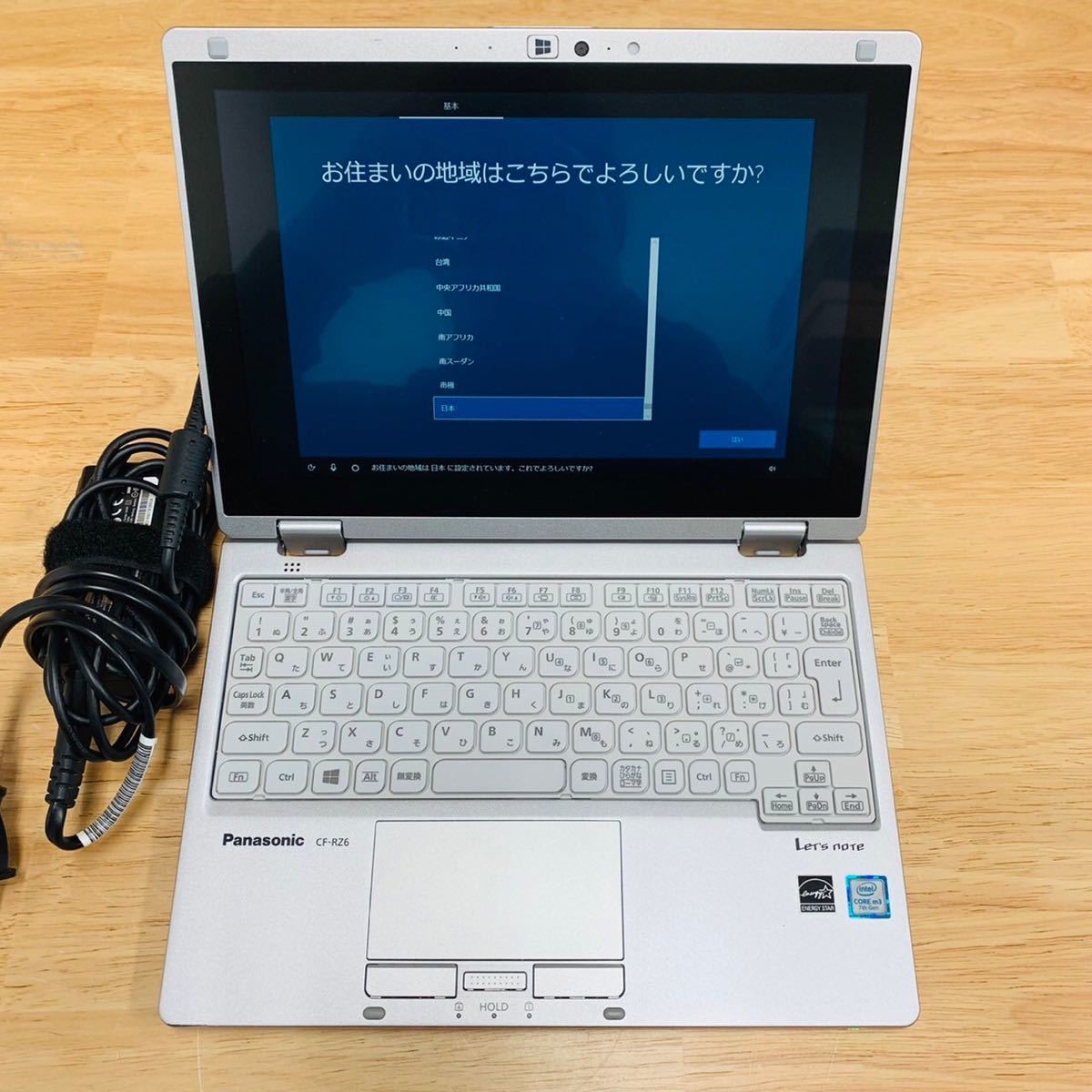 Panasonic let's note CF-RZ6 Core m3-7Y30 8GB SSD128GB 10.1インチ タッチパネル ...