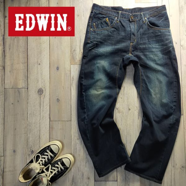 EDWIN エドウィン 463XVF XV-FUNCTION 加工 立体裁断 バナナデニム W34 S1529(W34)｜売買されたオークション情報、yahooの商品情報をアーカイブ公開 ...