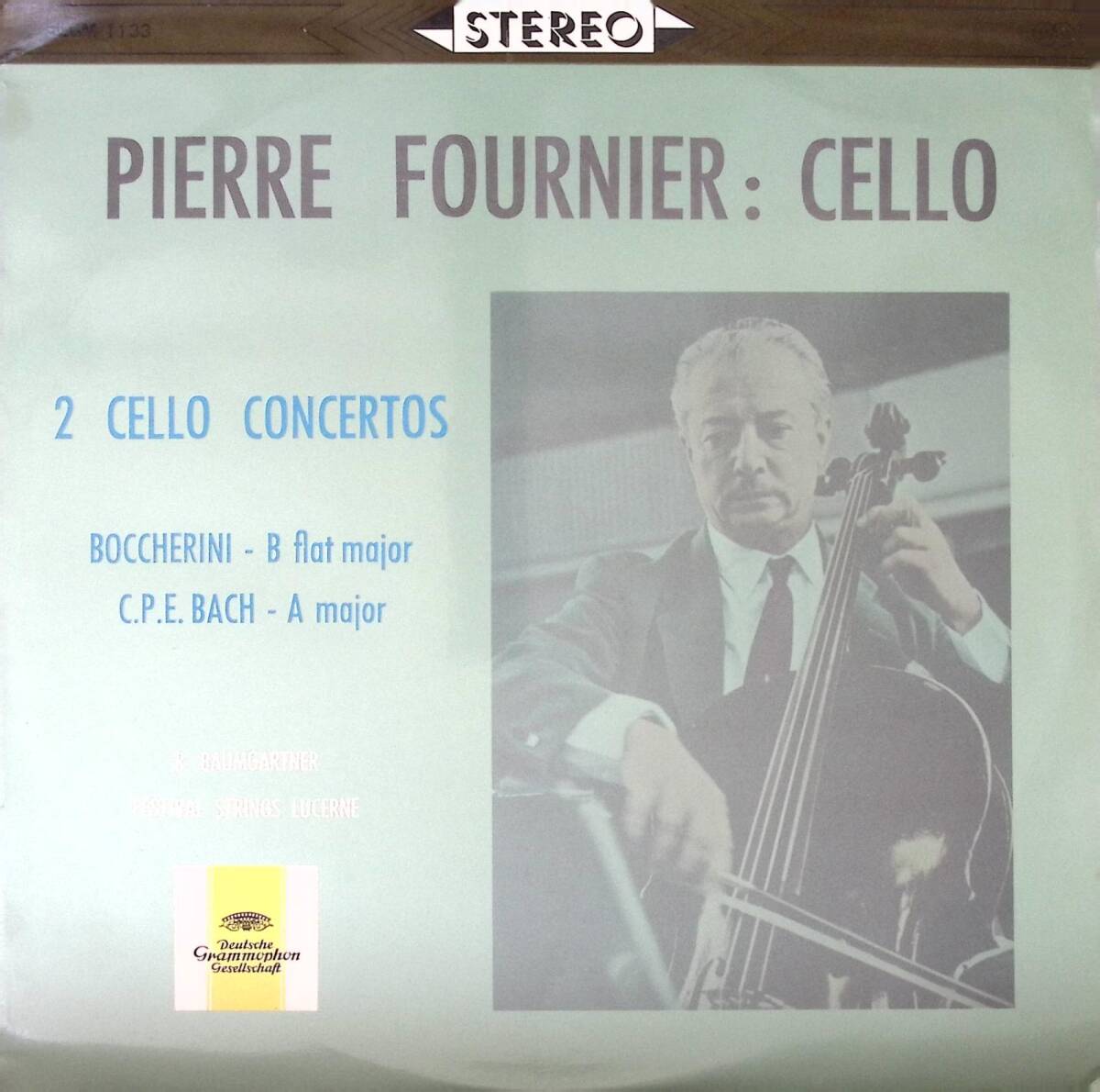 P.Fournier Concerto Recordings 日DG 初期Tulip Stereo盤 バラ4枚組SLGM1045/1084 ...