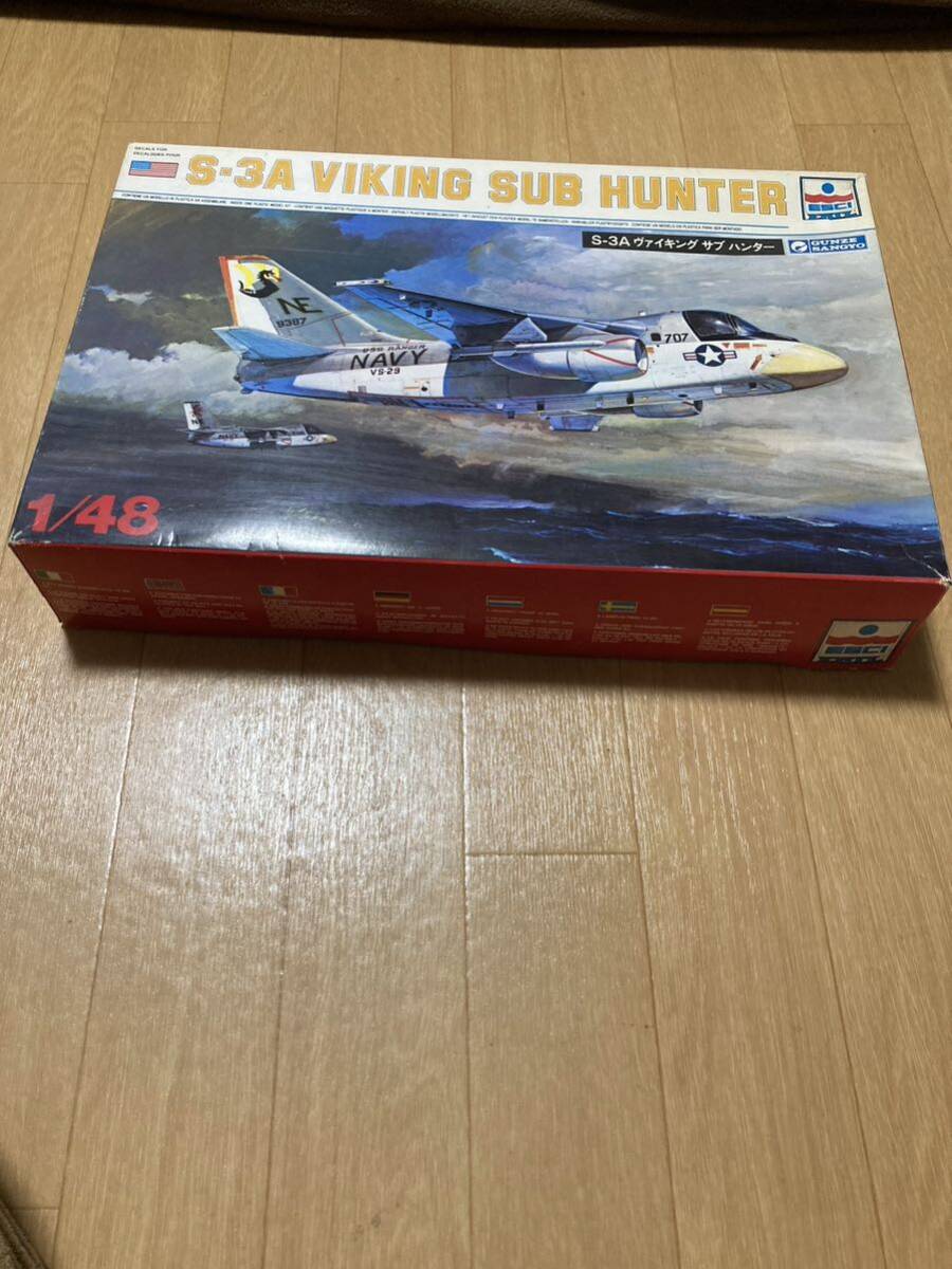 未組立 プラモデル ESCI ERTL 1/48 S-3A VIKING SUB HUNTER ヴァイキング サブ ハンター(その他)｜売買さ ...