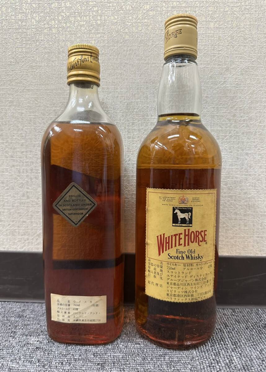 DK 22507a 1円 酒まとめ 6本 Old Parr SANDY MACDONALD WHITE HORSE 1990 JOHN WALKER SANTA MARIA ウイスキー ...