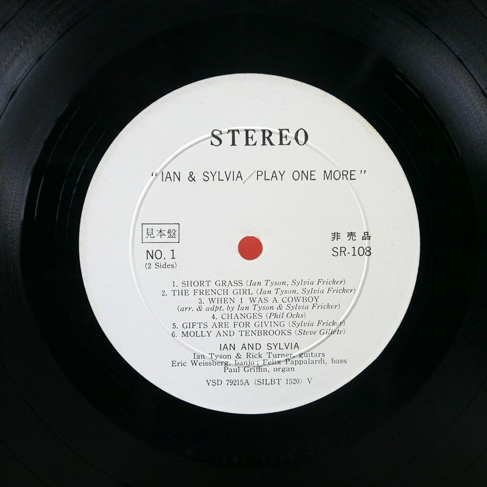 ペラ プロモ IAN & SYLVIA/PLAY ONE MORE/KING SR108 LP(ワールドミュージック)｜売買されたオークション ...