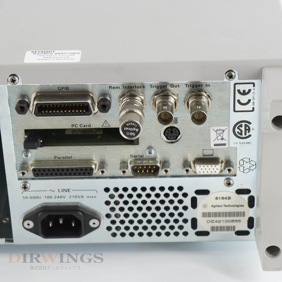 DW 8日保証 8164B Agilent LIGHTWAVE MEASUREMENT SYSTEM 81619A 81570A 81591B アジレント hp Keysight キーサイト ...