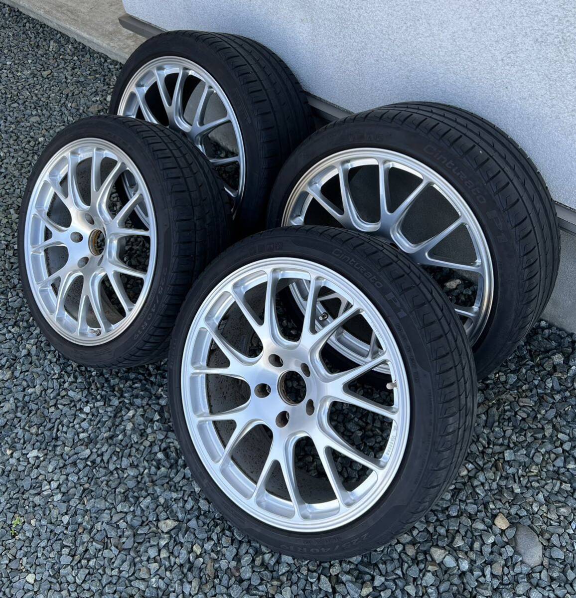 Schonheit シェーンハイト CS7 BMW専用設計 19in 8J +43 9J +48 PCD120 ホイールタイヤ4本(ラジアル ...
