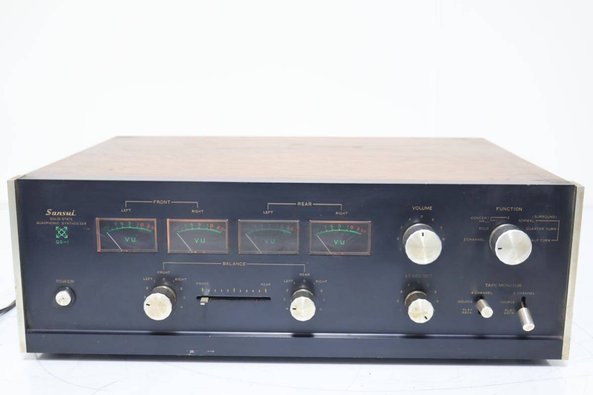 SANSUI サンスイ 4チャンネル シンセサイザー QS-1 手渡し可能(サンスイ)｜売買されたオークション情報、yahooの商品情報を ...
