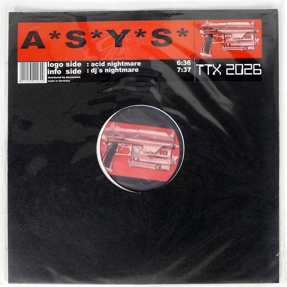 A S Y S/ACID NIGHTMARE DJ’S NIGHTMARE/TRACID TRAXXX TTX 2026 12(ハウス)｜売買 ...