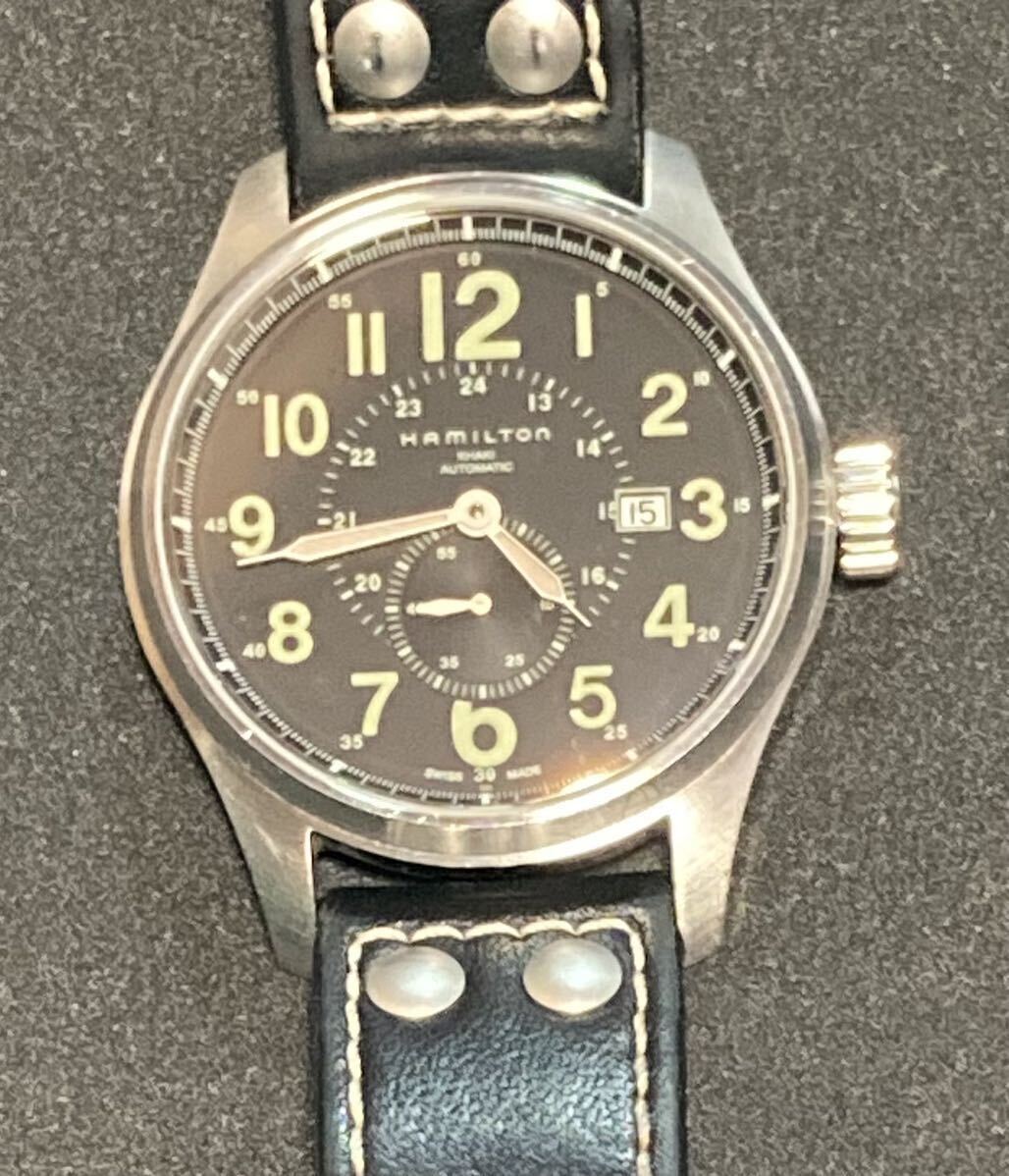 HAMILTON ハミルトン カーキ フィールド オフィサーオート 自動巻き H70655733/H706550 44mm(カーキ)｜売買され ...