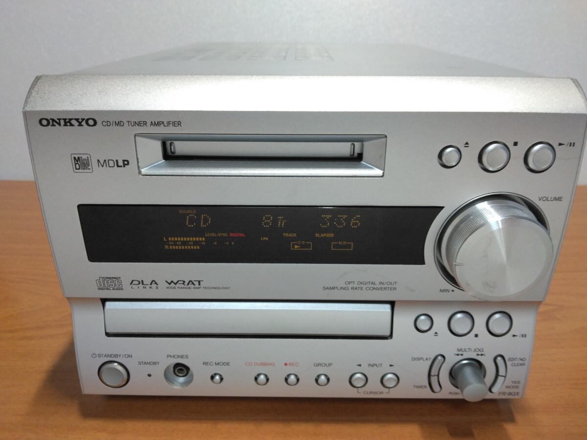 ONKYO FR-9GX CD/MDコンポ(MDコンポ)｜売買されたオークション情報、yahooの商品情報をアーカイブ公開 - オークファン ...