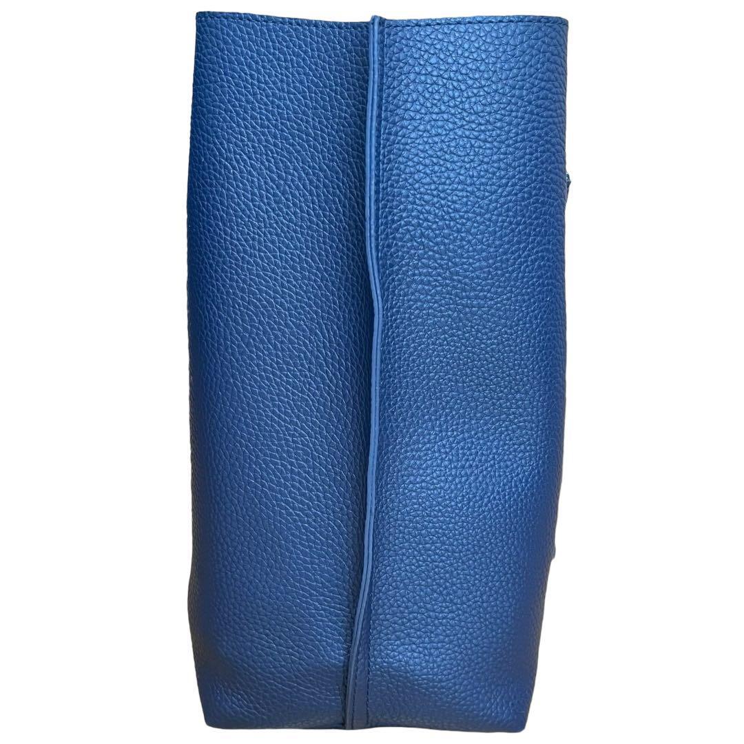 色/ブルー GLOBALWORK グローバルワーク シボ レザー 革 トートバッグ 肩掛け ビジネス A4可 大容量 メンズ ネイビー 青 通勤 通学(トートバッグ)｜売買されたオークション ...