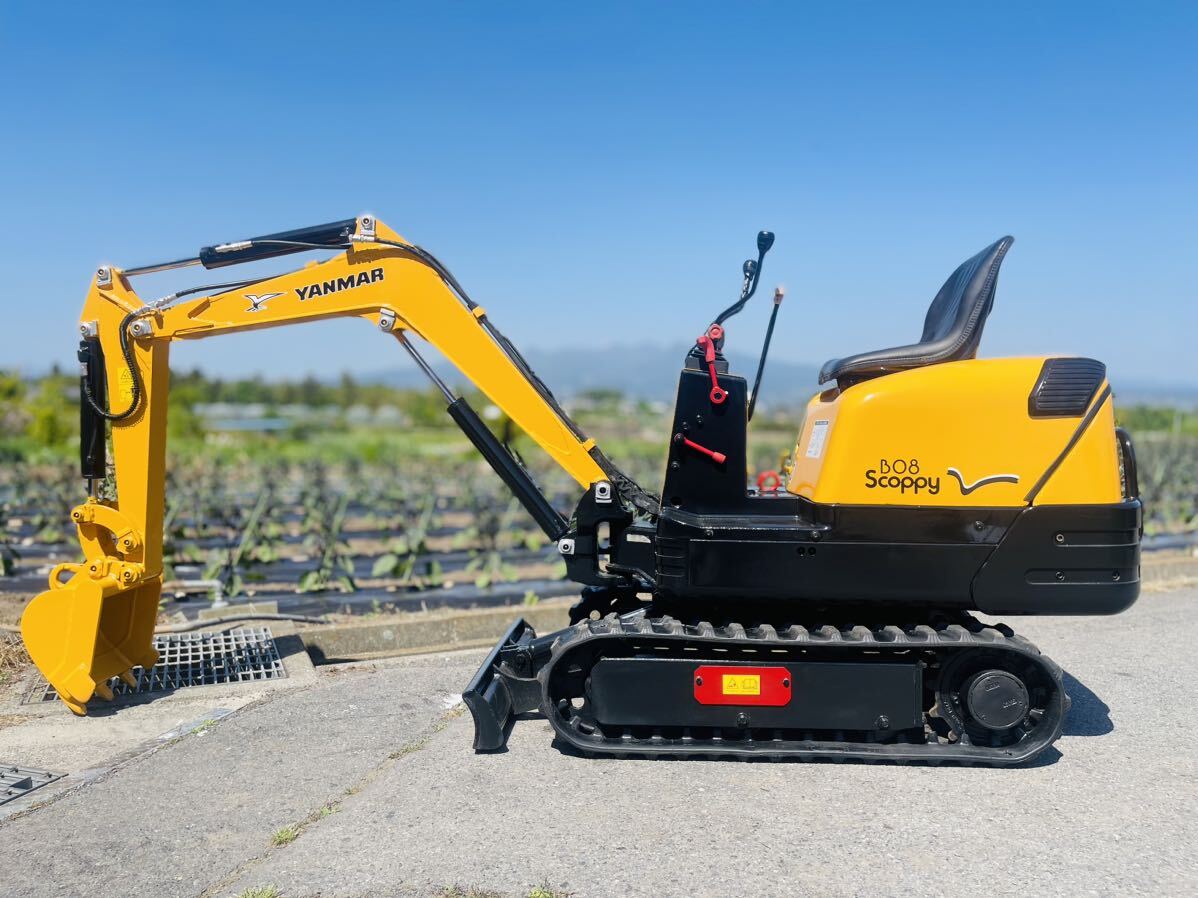 ヤンマー YANMAR B08 SCOOPY ユンボ バックホー ミニユンボ 528時間(建設機械、重機)｜売買されたオークション情報 ...