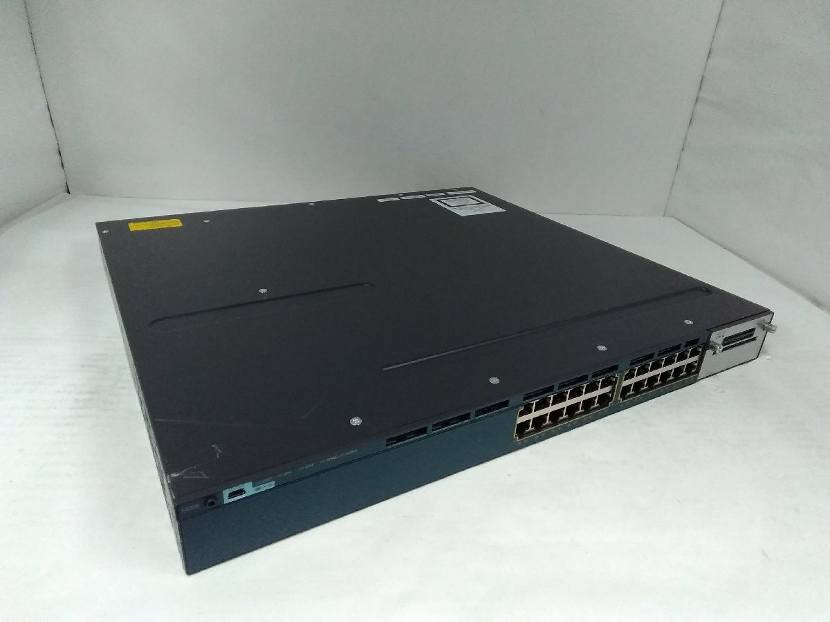 初期化済み CISCO/シスコ Catalyst 3560-X Series WS-C3560X-24T-S 搭載OS Version 12. ...