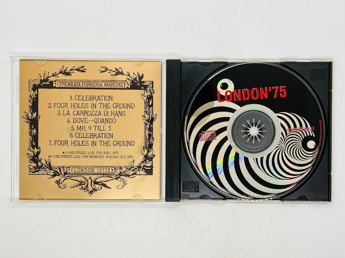 CD PREMIATA FORNERIA MARCONI / LONDON 1975 / 500枚限定プレス コレクターズCD NO.237 SPIRAL-003 X34(一般)｜売買された ...