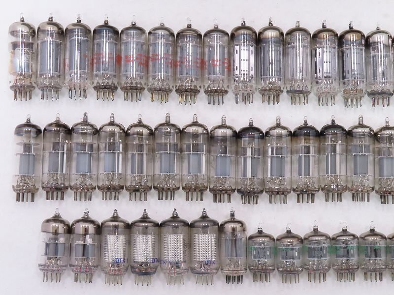 General Electric JAN-5670W/ZENITH 6CM7/SYLVANIA 6350/東芝 12AX7 他 真空管 56本 ...