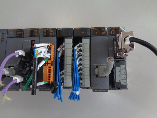 三菱電機 MITSUBISHI シーケンサーユニット一式 MELSEC-PLC Q61P Q02HCPU QJ71E71-100 ...