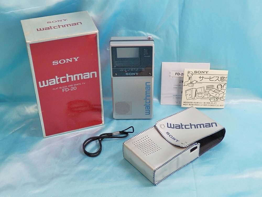 SONY ソニー Watchman FD-20 1983年製 昭和レトロ ポータブルTV(ポータブルテレビ)｜売買されたオークション情報 ...