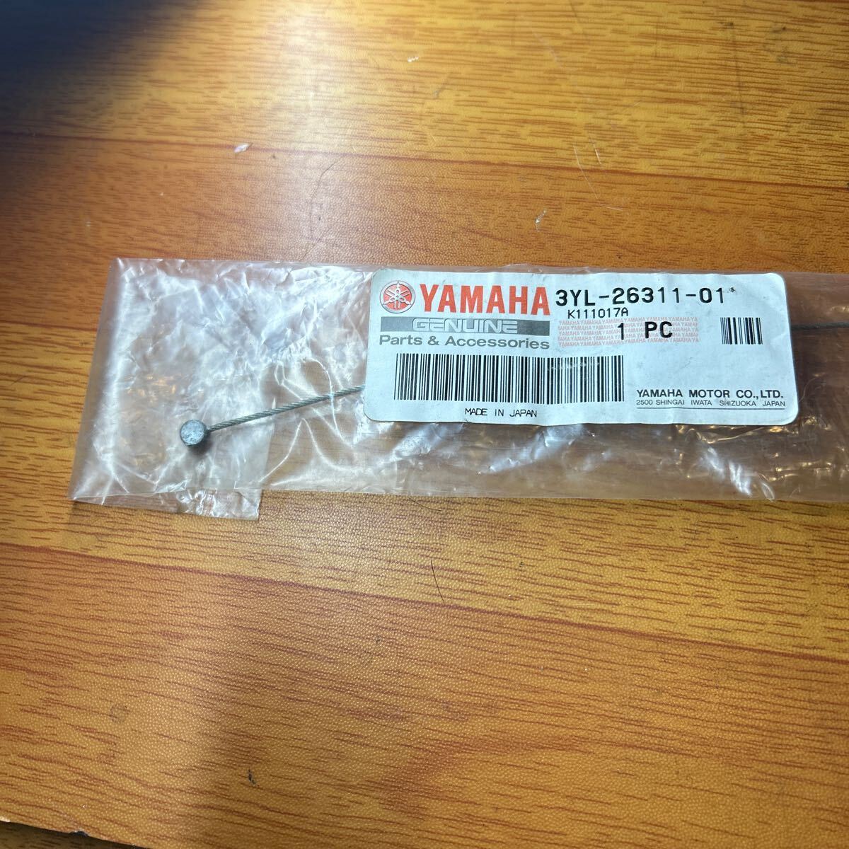 TZ007 YAMAHA 純正 3YL-26311-01 スロットル ケーブル NOS ヤマハ TZ250 ワイヤー(ヤマハ用)｜売買された ...