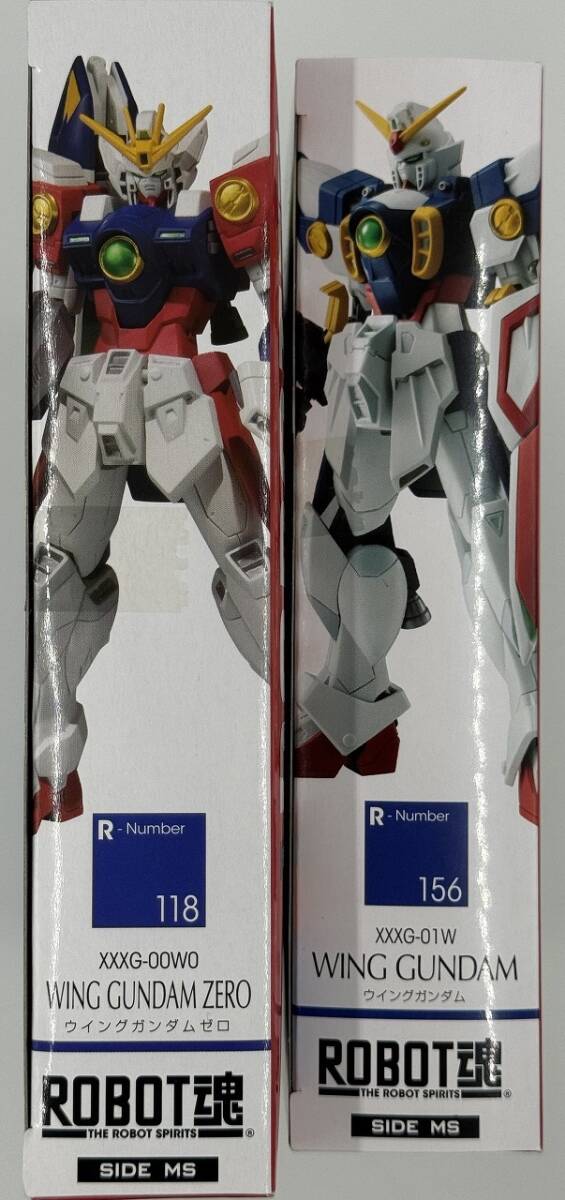バンダイ ROBOT魂/ SIDE MS: ウイングガンダム ＆ ウイングガンダムゼロ セット XXXG-01W WING GUNDAM ...