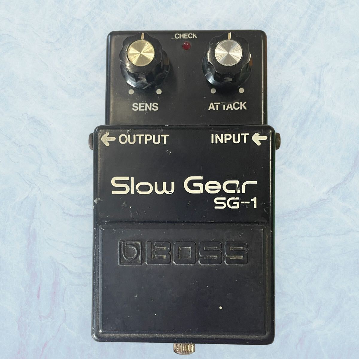 BOSS ボス Slow Gear スローギア SG-1 MADE IN JAPAN 日本製 シリアルナンバー8400 銀ネジ クリアスイッチ ...