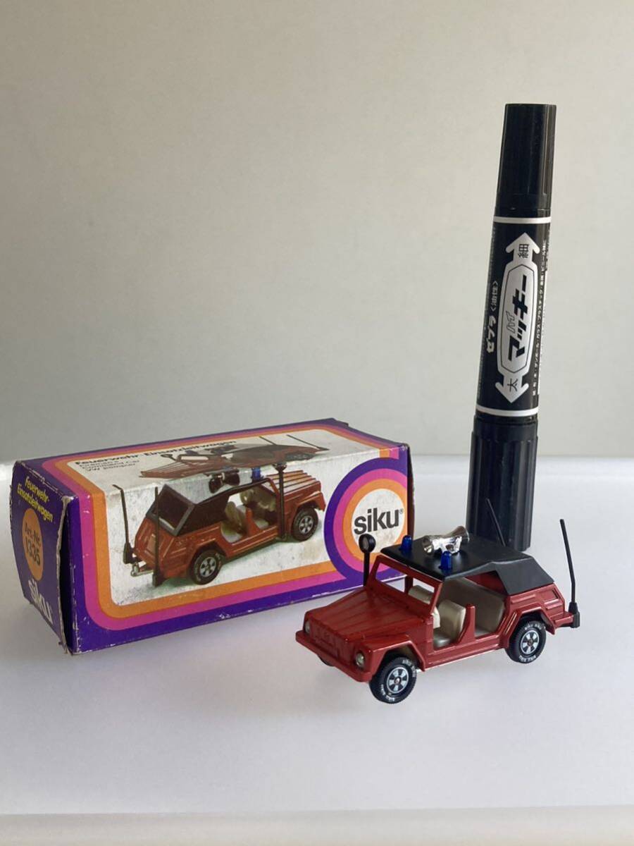 siku ジク Feuerwehr-Einsatzleitwagen Fireman's command car VW 181 pompier ...