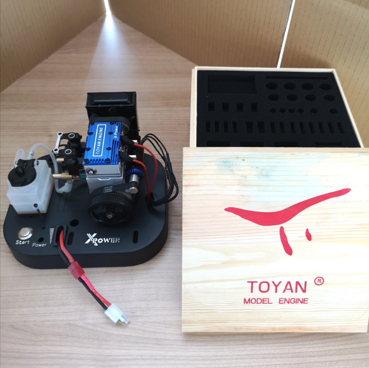 Toyan X-Power 小型 エンジン 組み立てキット makuake 4ストローク 2気筒水冷 エンジン(完成品（エンジン）)｜売買されたオークション情報、yahooの商品情報を ...