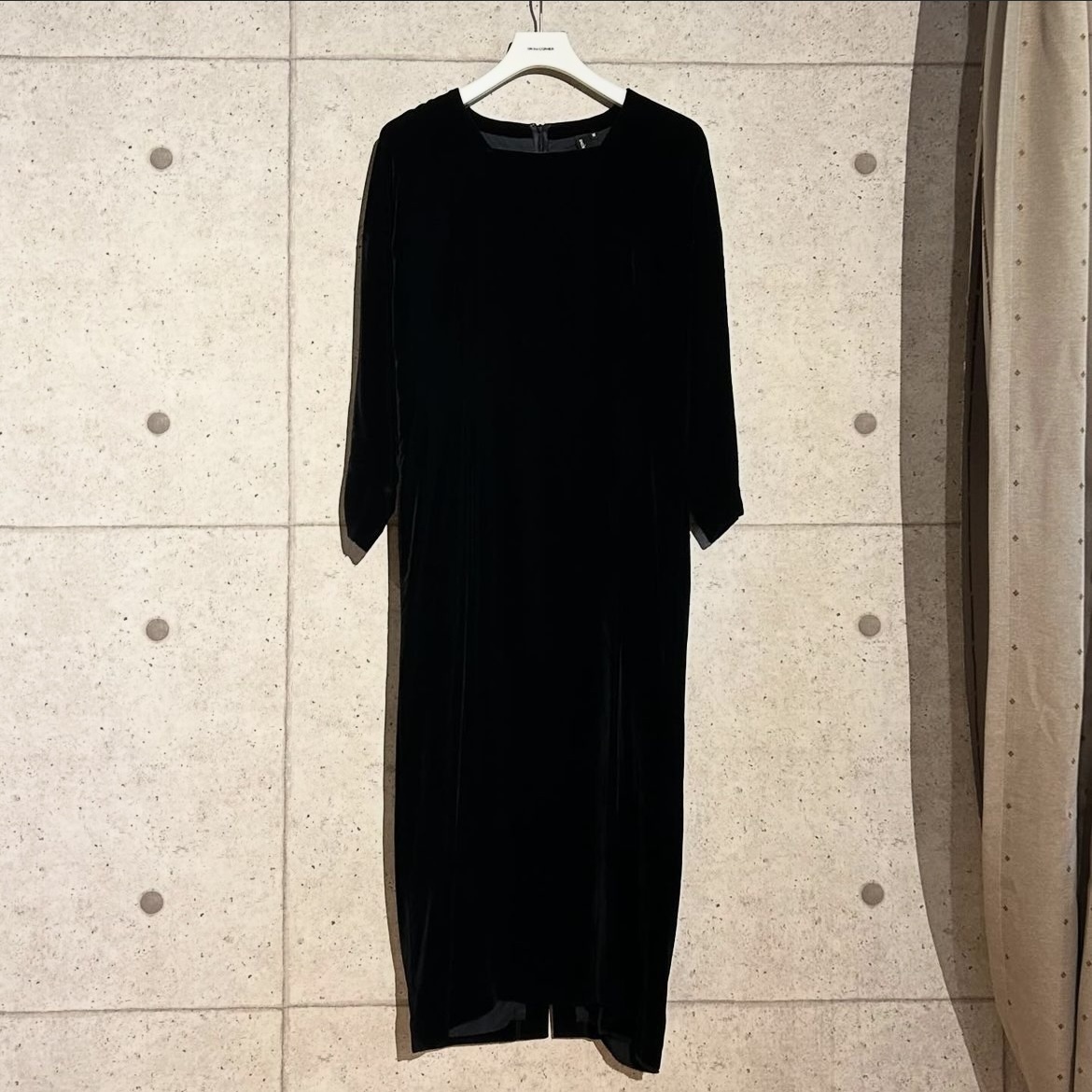 ONtheCORNER ITEM No.1749/COMMEdesGARCONS NOIR コムデギャルソンノアール ベルベットワンピース ...