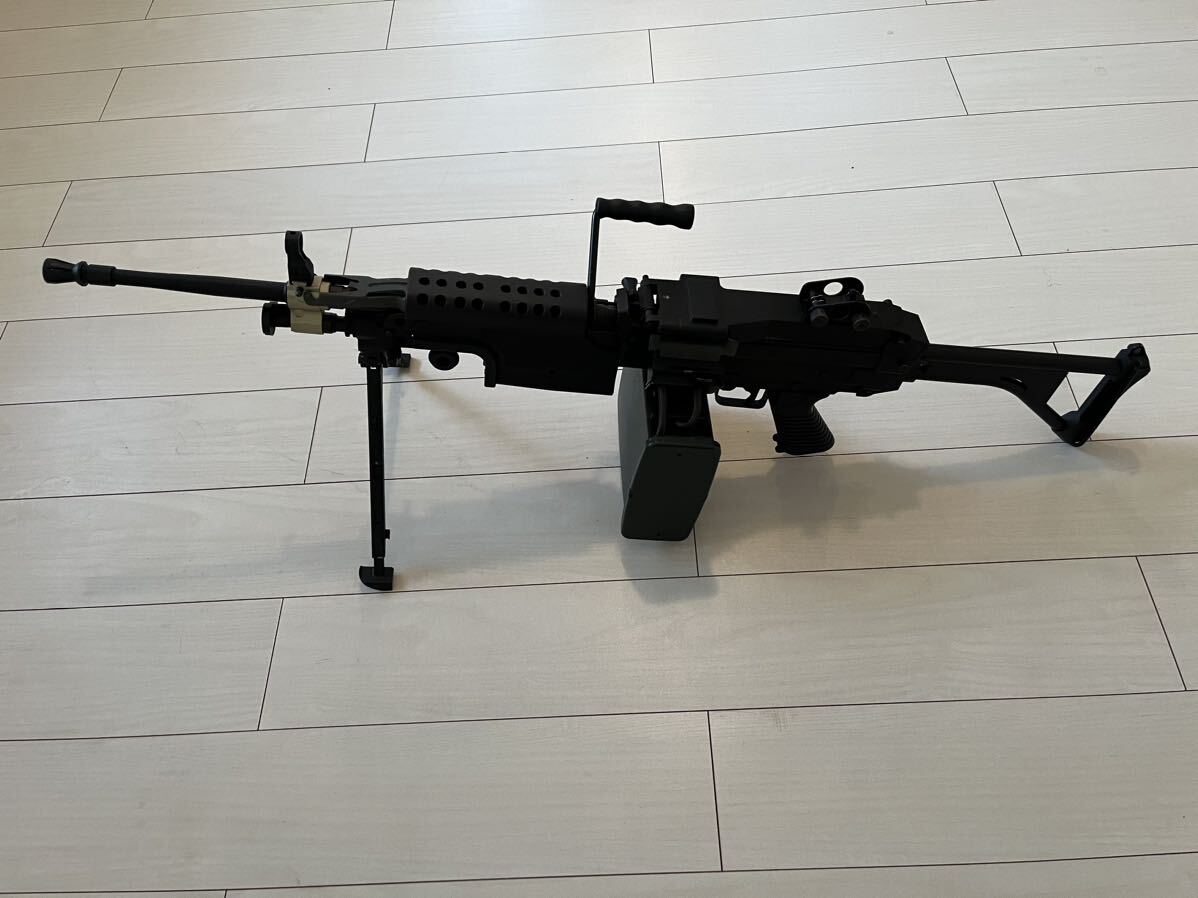 A&K 電動ガン FN M249 ミニミ マーク1 陸上自衛隊仕様風 Minimi Mk1 SAW 軽機関銃 分隊支援火器 5.56mm機関銃 ...