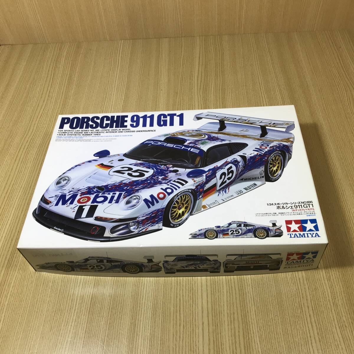 TAMIYA/タミヤ PORSCHE/ポルシェ911GT1 1/24スポーツカーシリーズNO186 スタジオ27デカール付き jolly ...