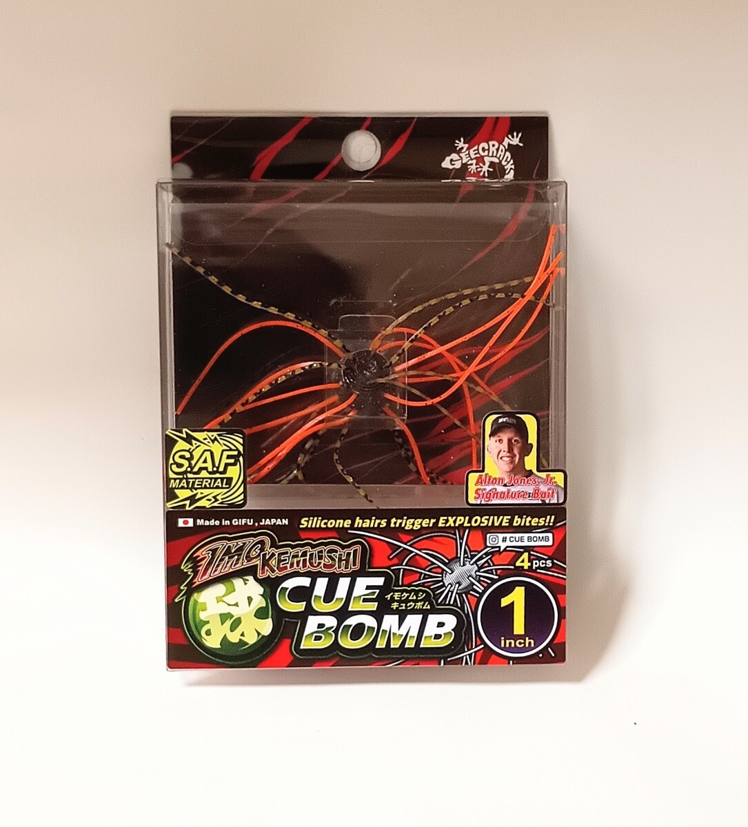 GEECRACK ジークラック IMOKEMUSHI CUEBOMB 1inch イモケムシ球ボム キュウボム 1インチ GP BLUE ...