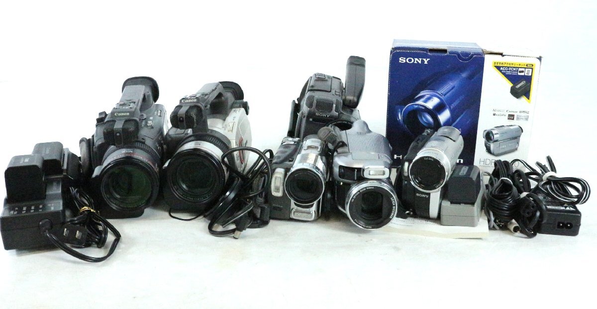 ト足 SONY ビデオカメラ HDR-UX20 CCD-TR2000 キャノン XV1 パナソニック NV-GS70 他 デジタルビデオ ...