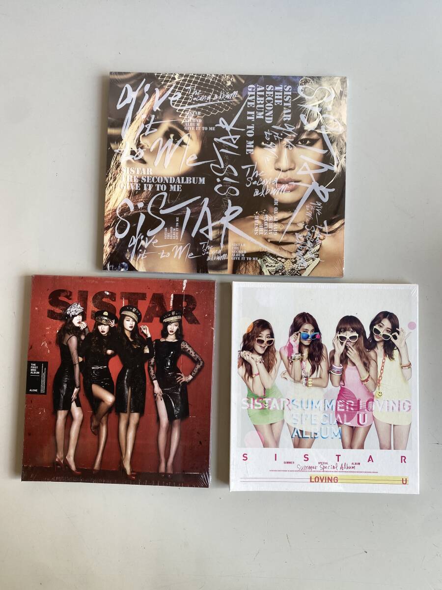 ⑤t286 SISTAR シスター CD 写真集 K-POP ALONE THE FIRST MINI ALBUM/THE SECOND ALBUM GIVE IT TO ME ...