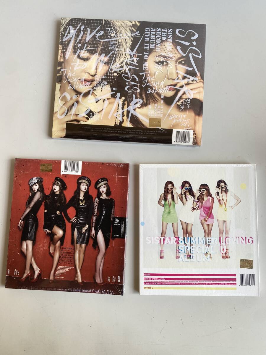 ⑤t286 SISTAR シスター CD 写真集 K-POP ALONE THE FIRST MINI ALBUM/THE SECOND ALBUM GIVE IT TO ME ...