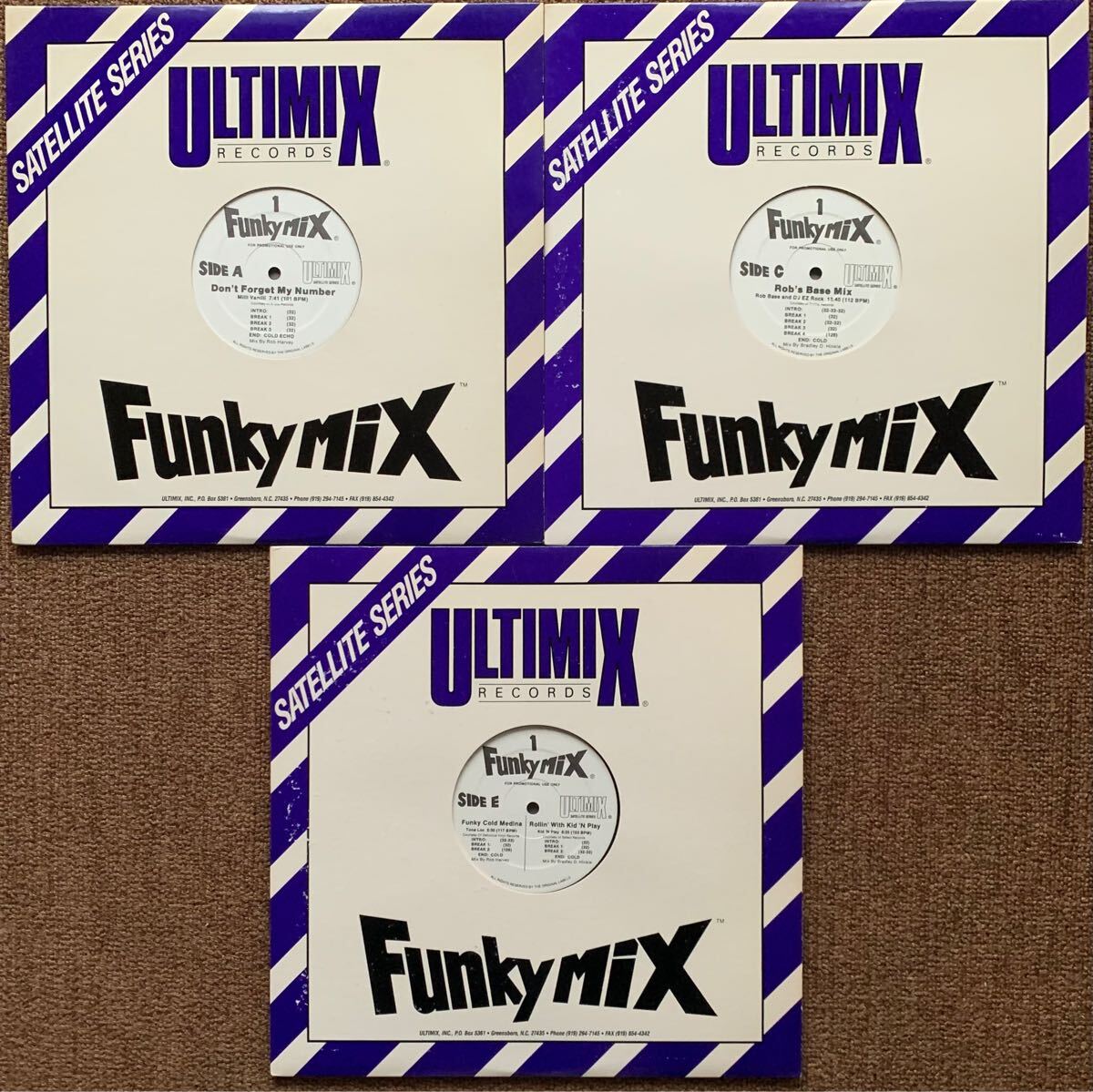 Ultimixシリーズ V.A. / Funky Mix 1 Malcolm McLaren Rob Base & DJ EZ Rock ...