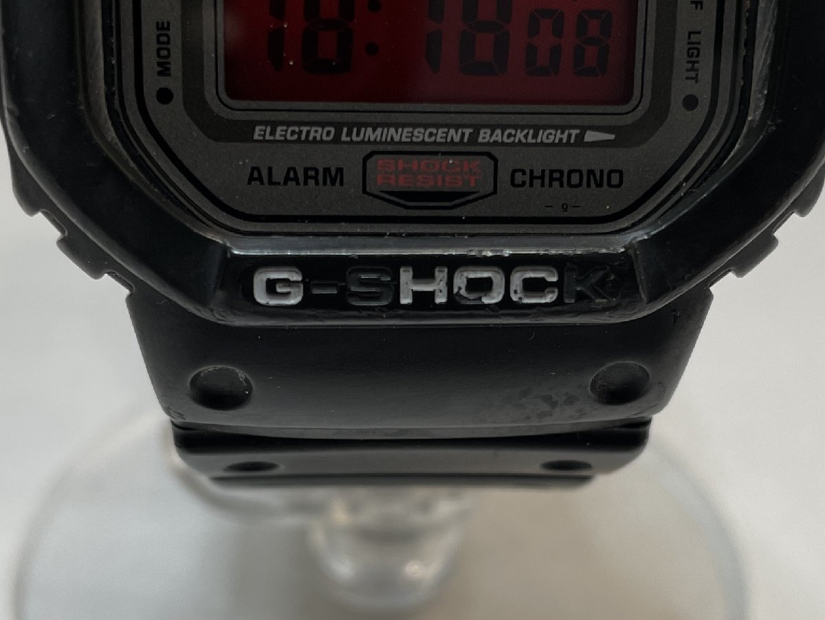 レア CASIO G-SHOCK 20周年記念モデル クオーツ腕時計 DW-5000ML-1JF レッド文字盤 ラバーベルト メンズ 福井県質屋の質セブン(その他)｜売買されたオークション情報 ...
