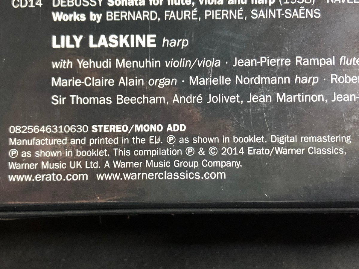 s〓 CD 輸入盤 14CD LILY LASKINE リリー ラスキーヌ 音楽CD クラシック / QS6(クラシック)｜売買された ...