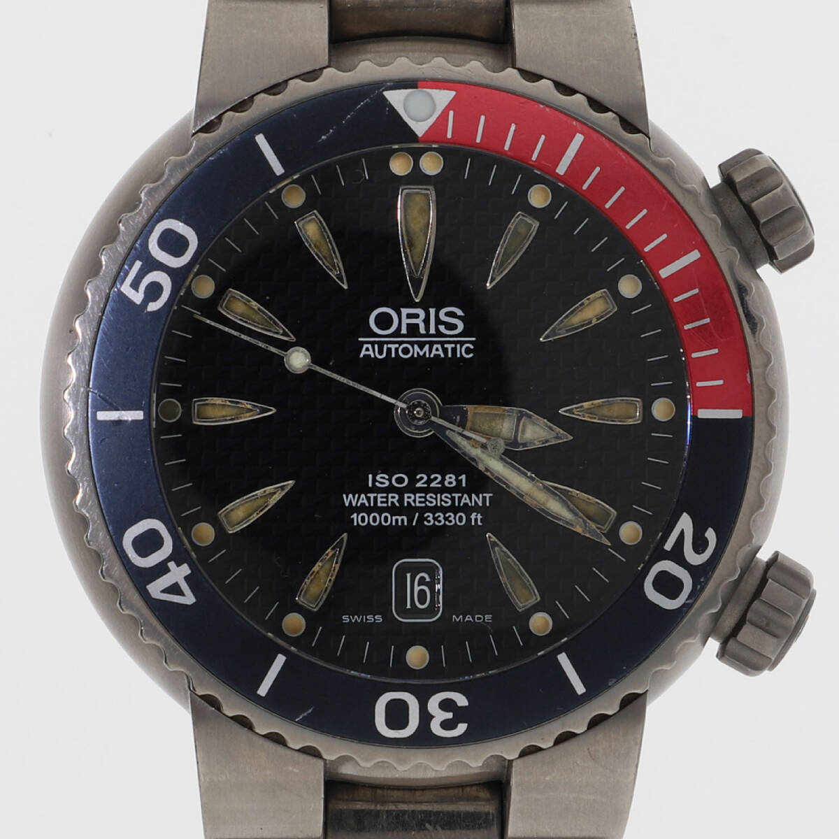 ORIS オリス 633-7541 ダイバーズ ブルー ブルーダイヤル TI 自動巻き メンズ 127189(オリス)｜売買されたオークション ...