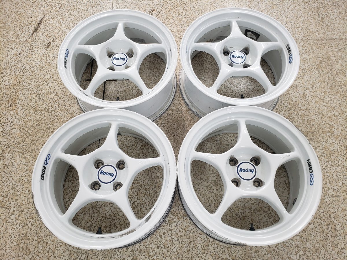 当時物 ENKEI Racing RP01 16in 7J +32 PCD100/4H 4本 エンケイ JDM USDM Fドリ シビック EG EF ロードスター CR-X EP92 ...