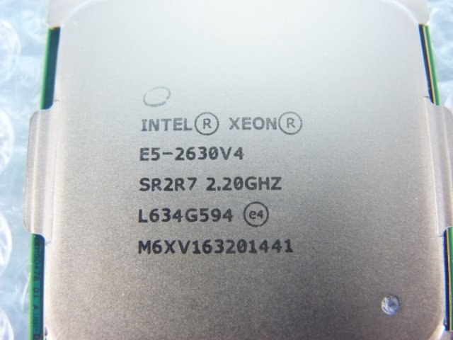 1OQU // Intel Xeon E5-2630 V4 2.2GHz SR2R7 Broadwell-EP R0 Socket2011-3 LGA // Fujitsu PRIMERGY ...