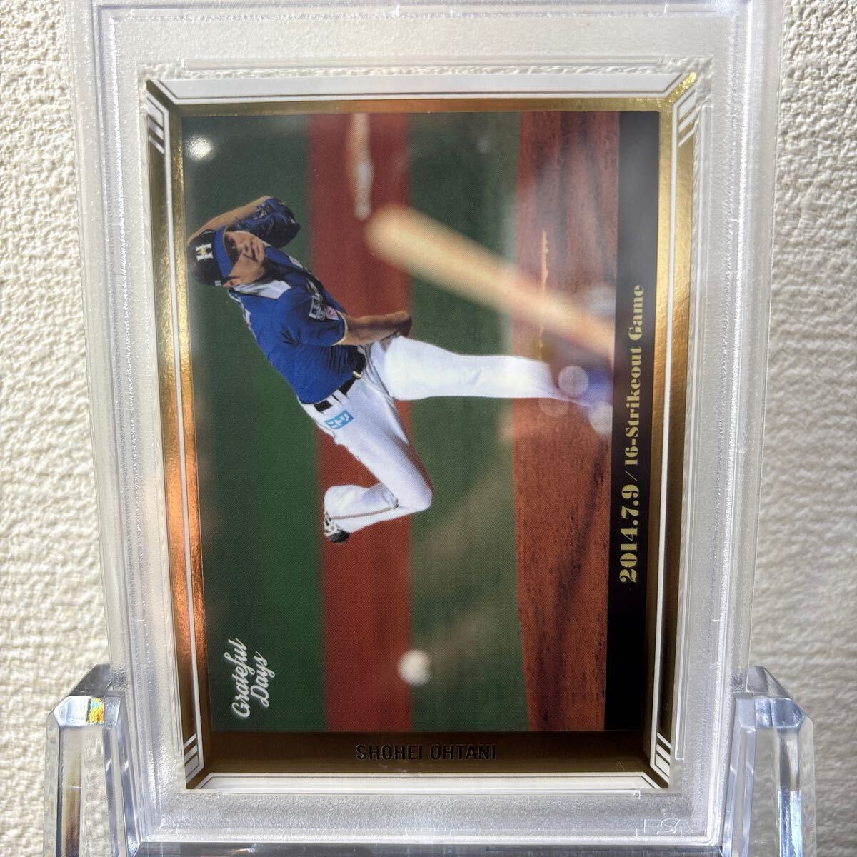 PSA 9 大谷翔平 2018 BBM Grateful Days #05 SHOHEI OHTANI MINT 日本ハム Topps Los ...