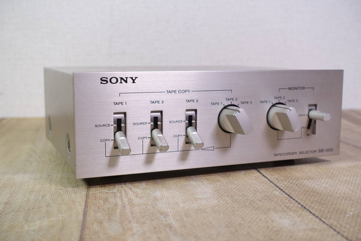 SONY ソニー テープデッキセレクター SB-500 テープレコーダーセレクター 管理番号6735(オーディオ機器)｜売買されたオークション情報、yahooの商品情報をアーカイブ公開 ...