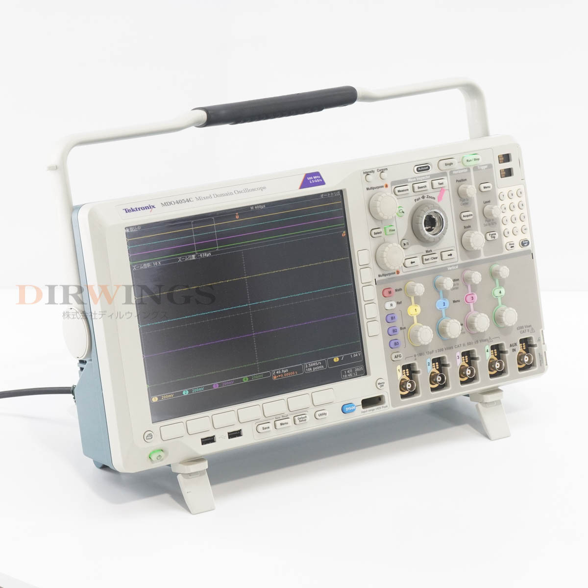 DW 8日保証 校正2025年7月ま 有効 MDO4054C MDO4000 Tektronix 500MHz 2.5GS/s テクトロニクス ...